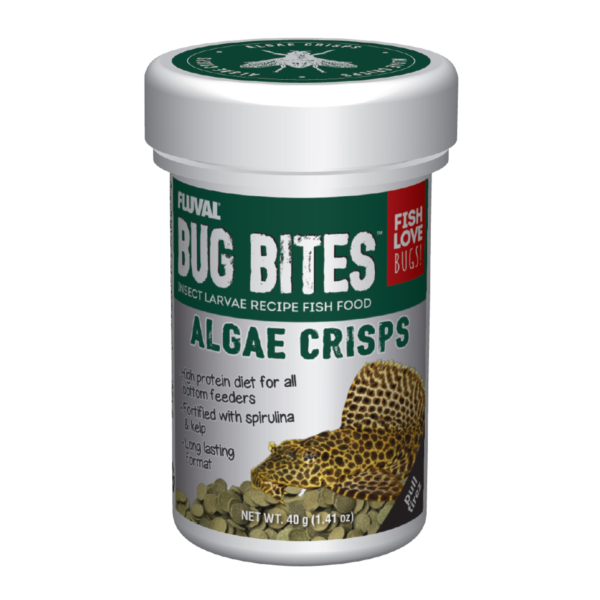 Fluval Bug Bites Algae Wafers Crisps 40g